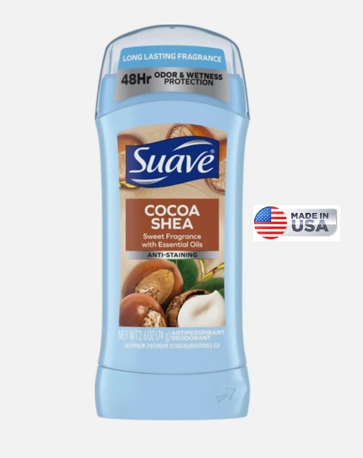 Антиперспирант Suave Cocoa Shea 74г