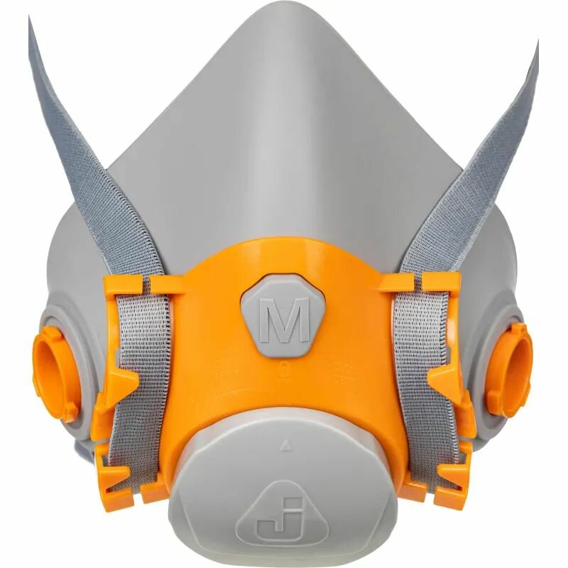 Полумаска JETA SAFETY 6500, размер L, силикон, многоразовая
