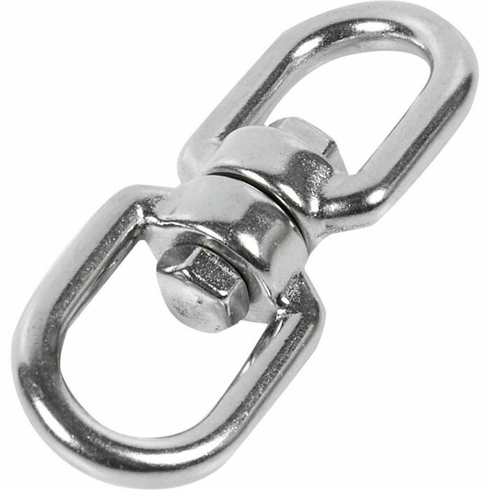 Вертлюг Крепдил 6 мм, кольцо-кольцо, покрытие цинк