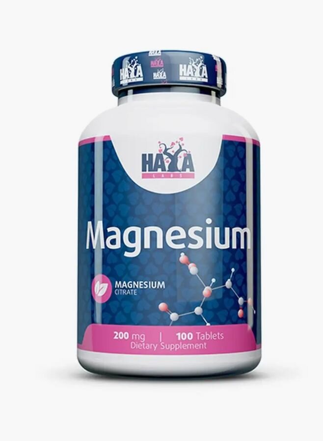 Haya Labs Magnesium Citrate 200mg. 100табл.