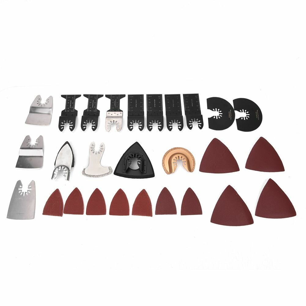 70 шт, комплект осциллирующих пильных полотен, аксессуары для многофункциональных инструментов для резки древесины, пластика