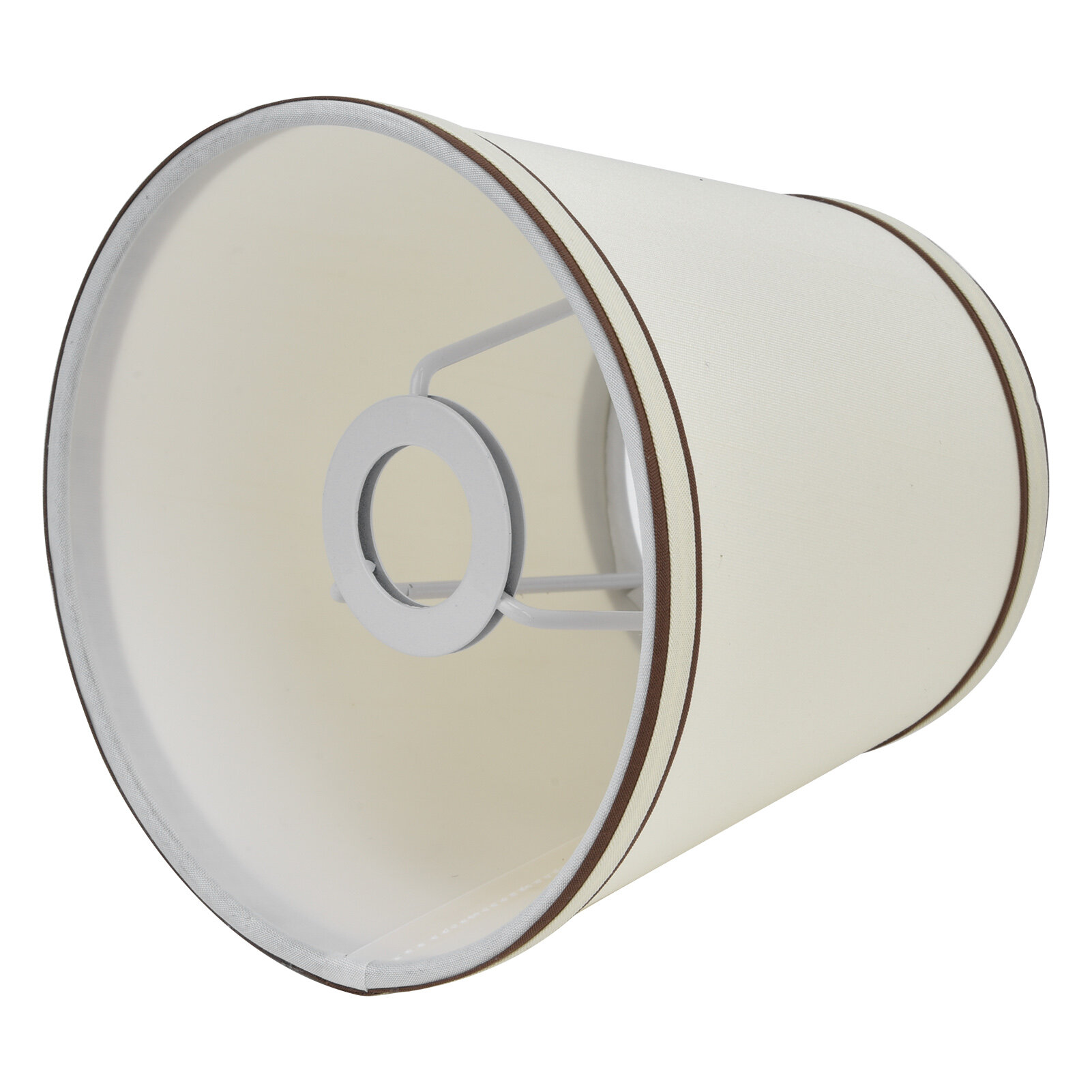 2 шт. тканевый абажур в европейском стиле, абажур для E14, винтовой настольный светильник, люстра, настенный светильник, бежевый