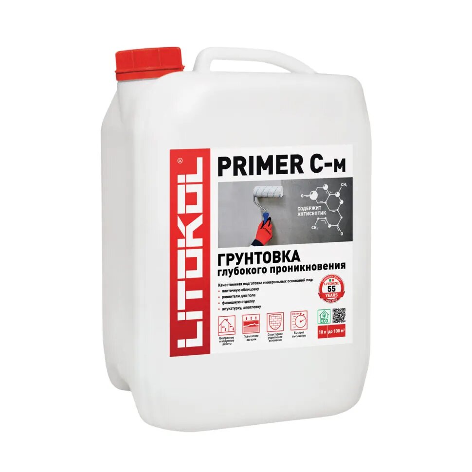 Грунтовка Глубокого Проникновения Primer С-m 5кг Litokol.