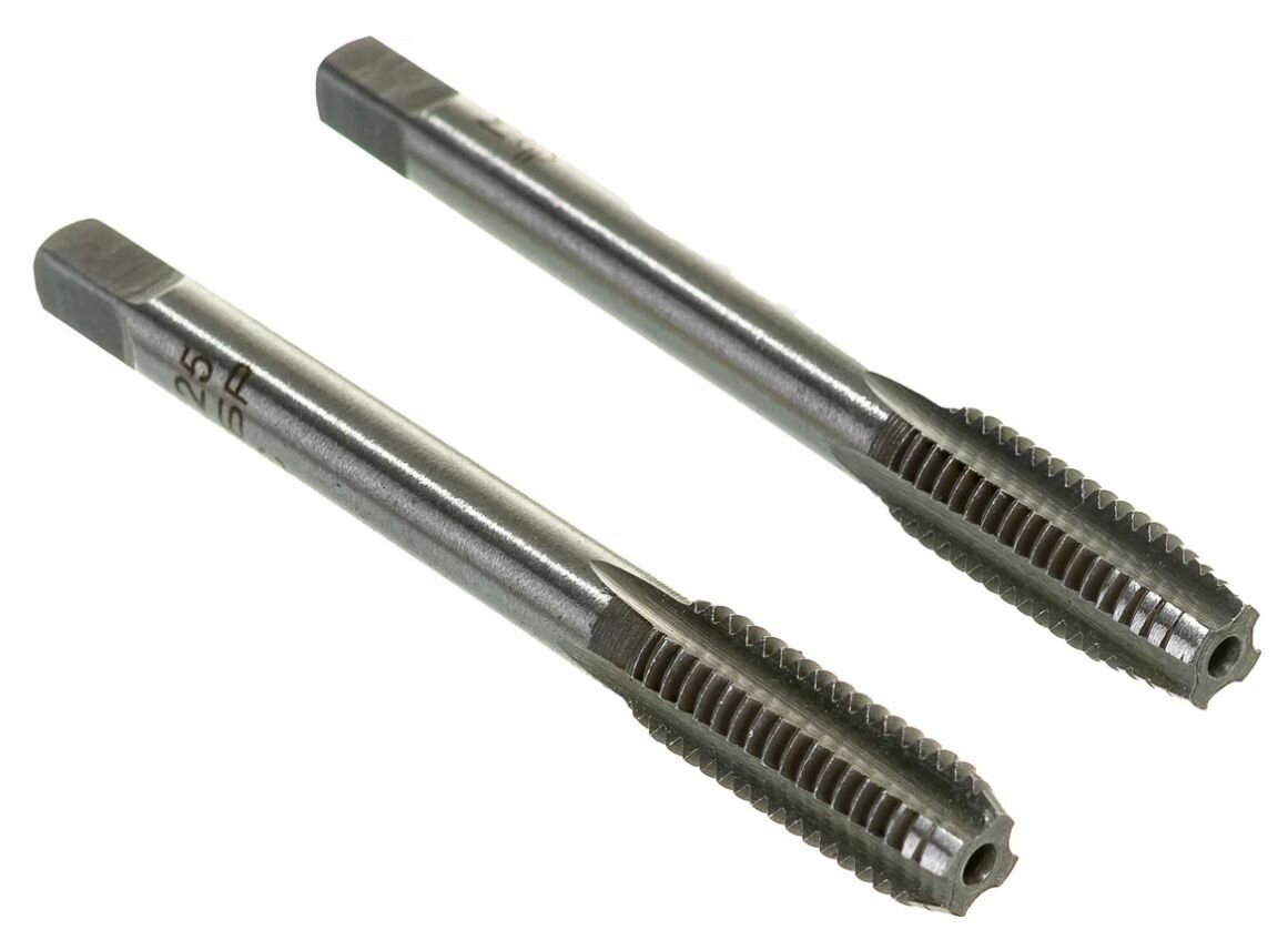 Набор метчиков ручных ЗУБР М8x1.25мм, сталь 9ХС