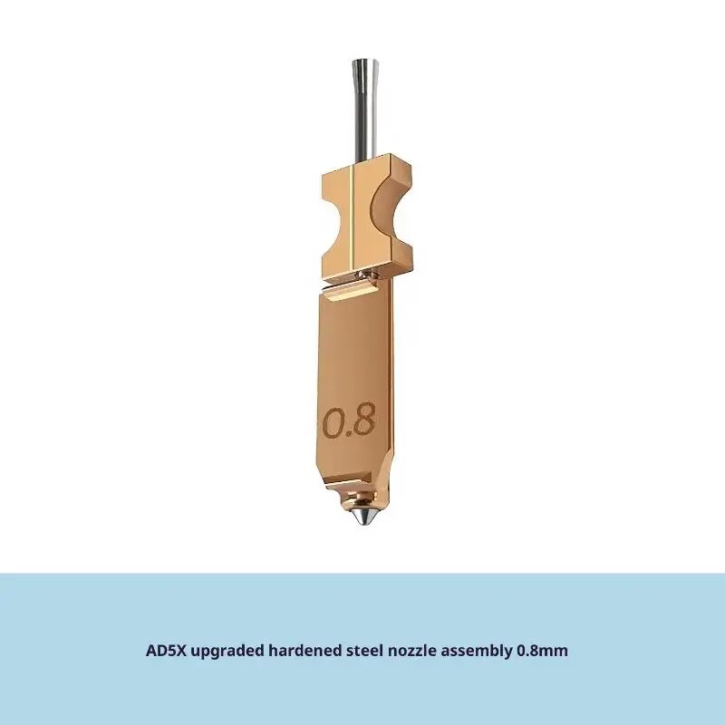 Закаленное сопло для 3D-принтера FlashForge Ad5x 0.25 0.4 0.6 0.8 A4