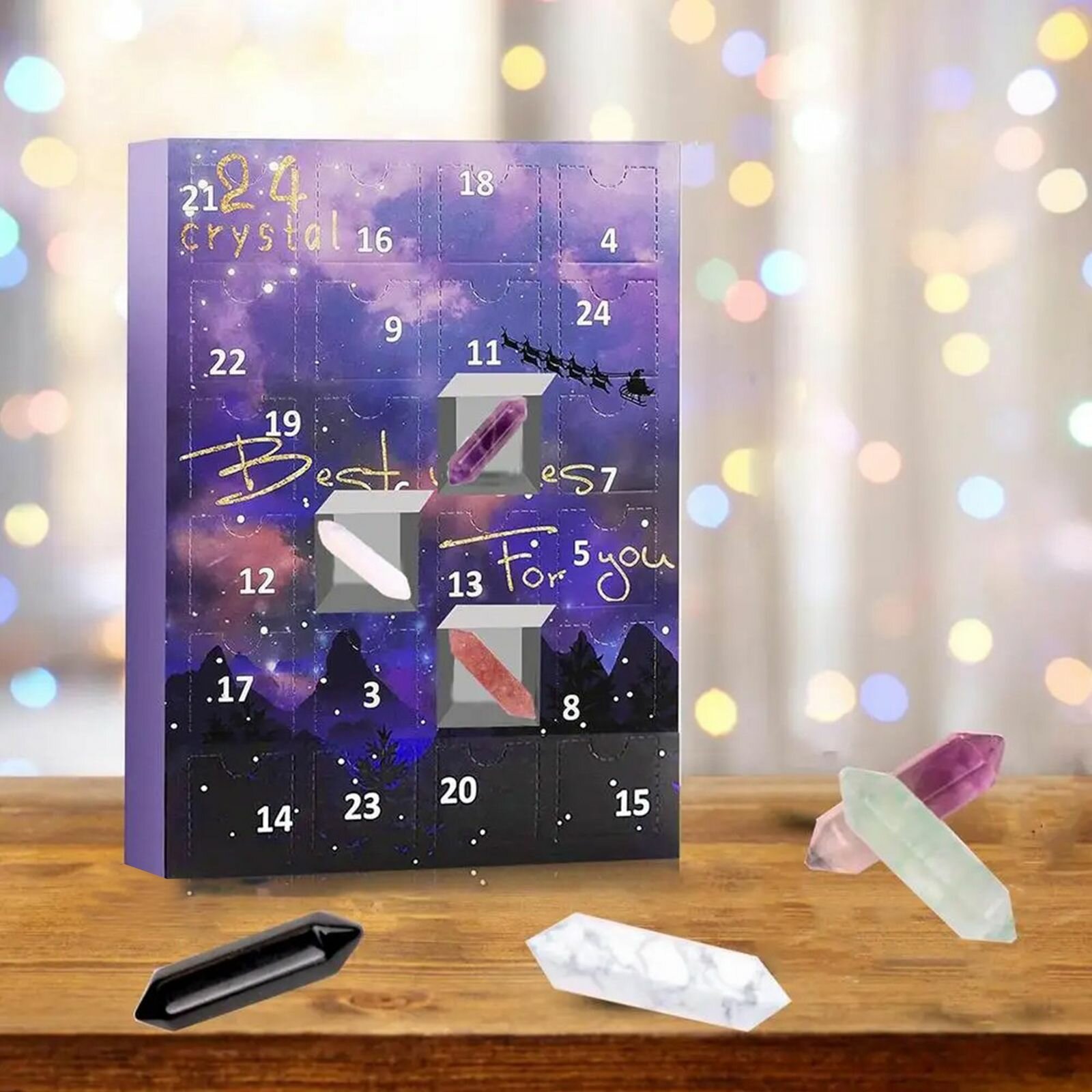 Алендарь Crystal Advent 2025 Рождественский календарь обратного отсчета