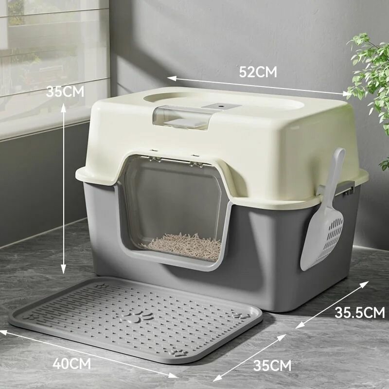 Закрытый туалет для кошек Oversized