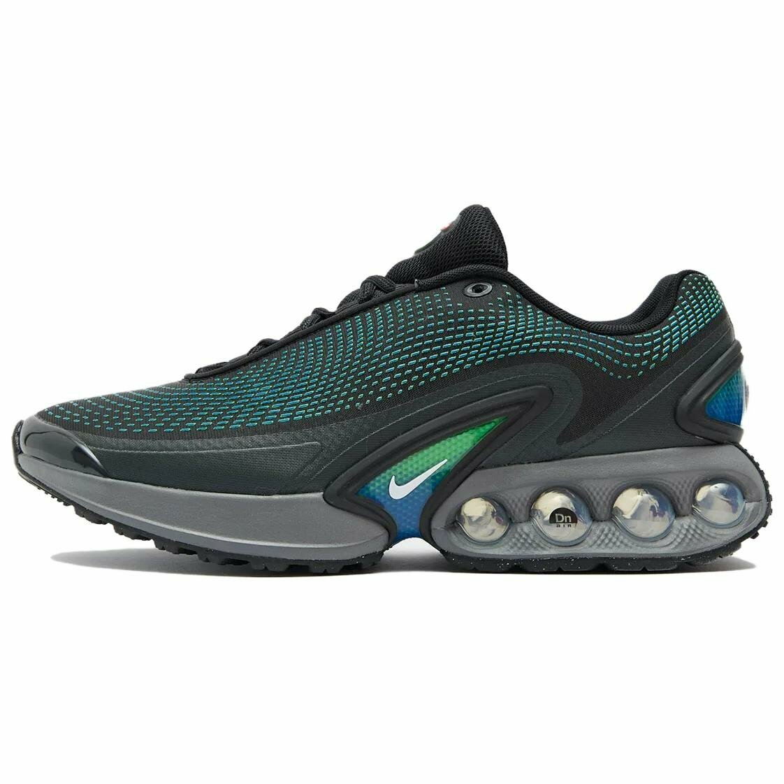 Кеды NIKE Air Max DN, размер 43 EU, белый, черный, зеленый