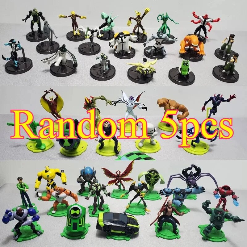 Фигурка BEN10 Omnitrix Ben Tennyson Kineceleran MINISO Random 5pcs