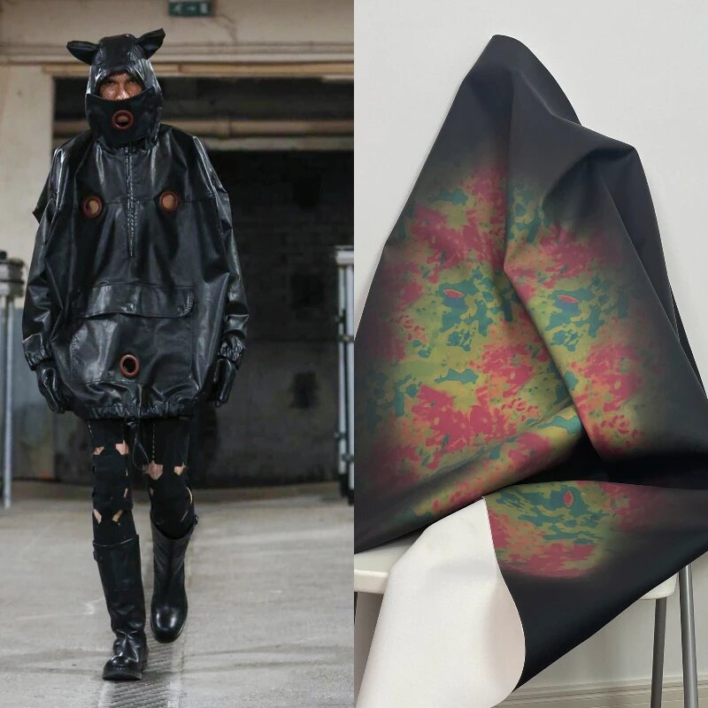 Термохромная парча черная 100% полиэстер