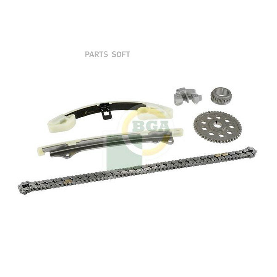 Комплект цепи ГРМ HONDA JAZZ III, CITY V, CIVIC VIII-IX 1.2-1.4 08- [L12B1, L12B2, L13Z4] от официального дистрибьютора, BGA, артикул TC2508FK