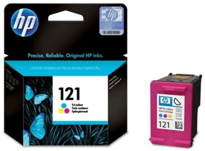 Картридж HP CC643HE №121 трехцветный для Deskjet D2563/D2663/D5563 F2483/F4283/F4583/F4783