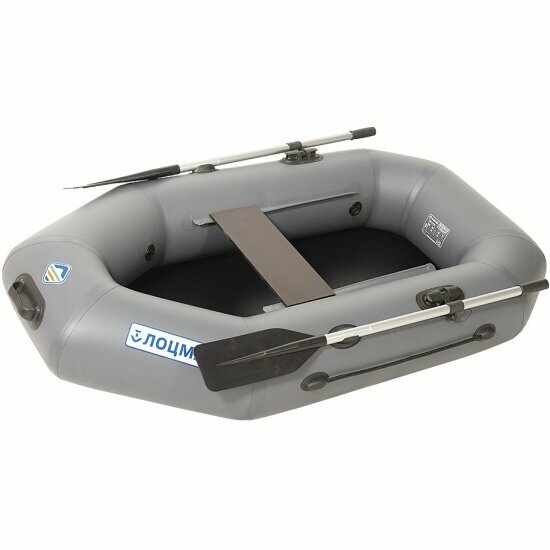 Лодка ПВХ Лоцман гребная Стандарт 200, серый