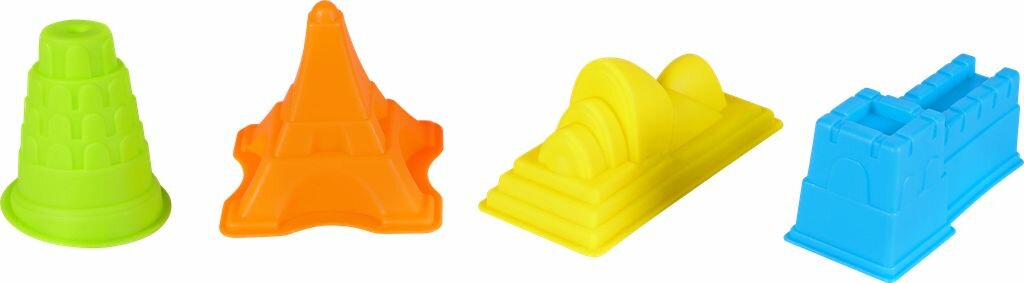 Набор игровой для песка BIGGA формочки, 4 предмета, Арт. RL1510