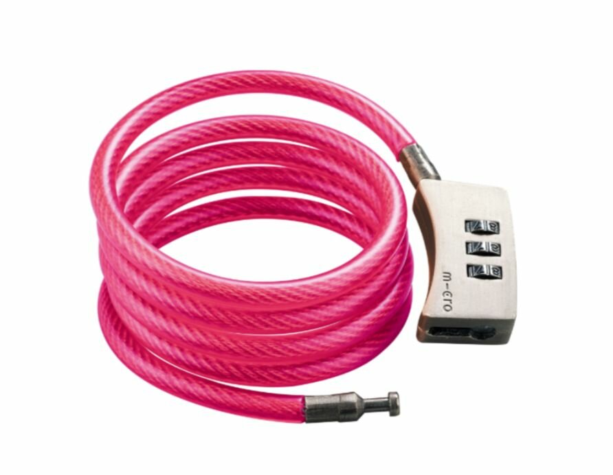 Замок металл Micro BOX (розовый)