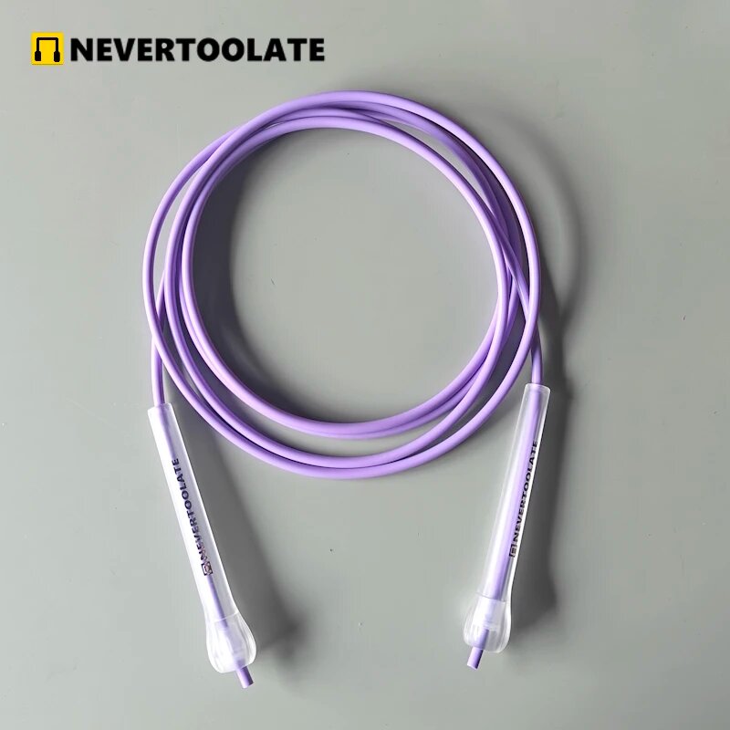 Скакалка Nevertoolate фиолетовая, 6 мм, ST HANDLE PVC