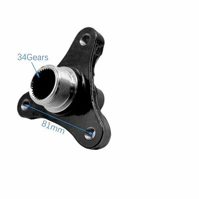 Шестерни 34/37, фланец дифференциала заднего моста, подходит для BMW 520 525 530 730 750 760 F02 F10 F18 2008-2017, автомобильные аксессуары, автозапчасти 81mm 34Gears