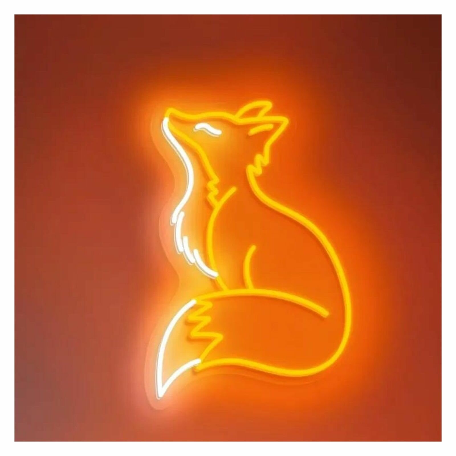 Неоновая Вывеска Лиса 30смх45см