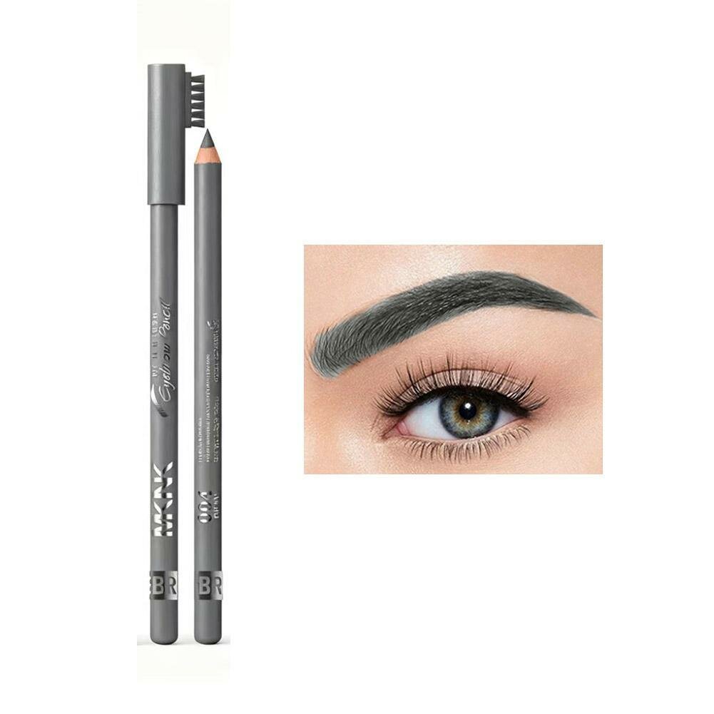 Матовый карандаш для бровей Eyebrow с кисточкой и расческой для укладки и рисования, перманентного макияжа бровей