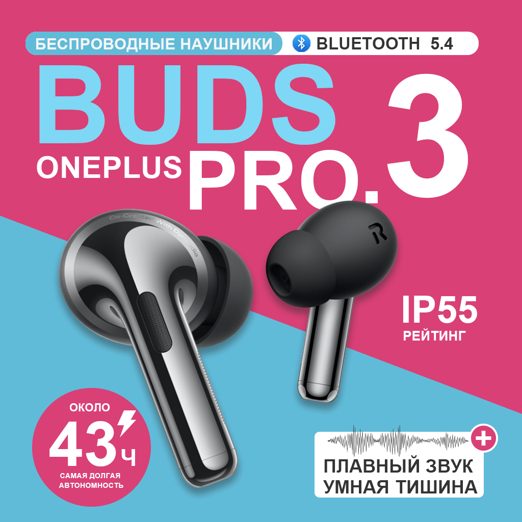 Беспроводные наушники OnePlus Buds Pro 3, Global, Midnight Opus