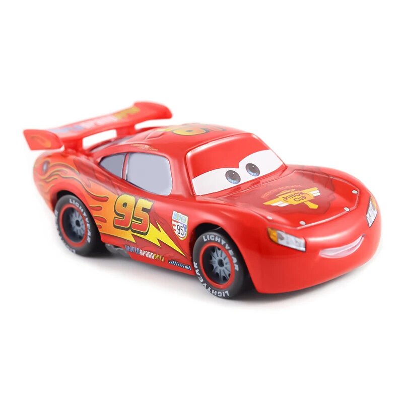 Игрушечный автомобиль Disney Молния Маккуин 1:55 металлический