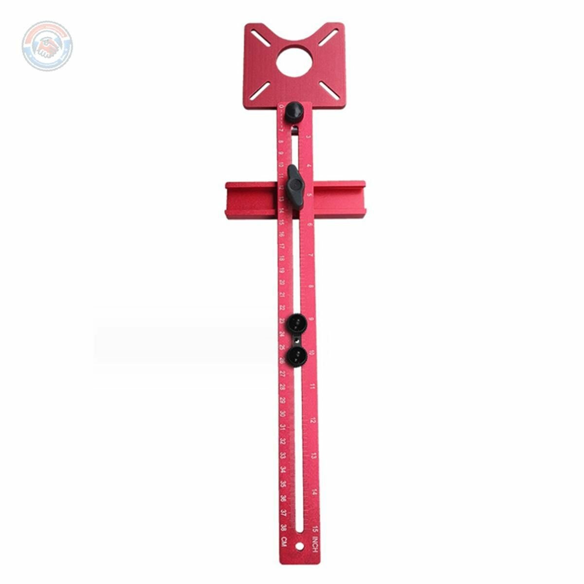 Фрезерный кронштейн для кромок и пазов, алюминиевый круглый базовый шаблон Jig-Inch&CM, универсальный держатель для ручного фрезера по дереву и пластику