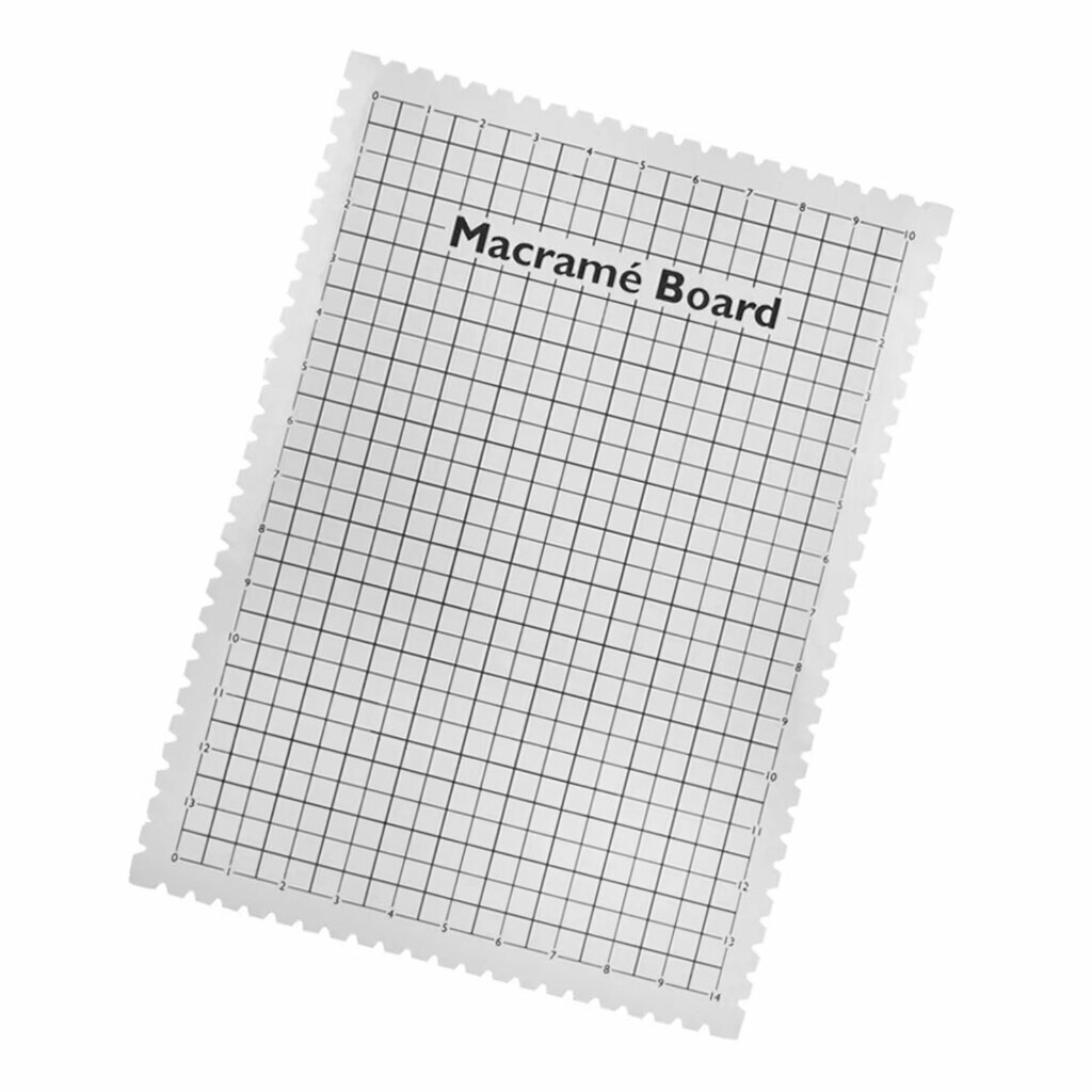 Проектная доска для Макраме с сетками Большая доска для Макраме 39x29x5 см для плетения