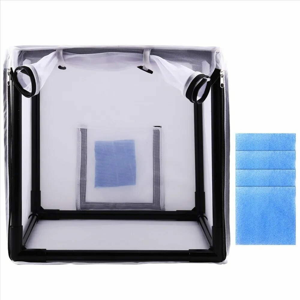 Аэрографическая Окрасочная Камера С Фильтром И Шторкой, Портативная, 15 Дюймов