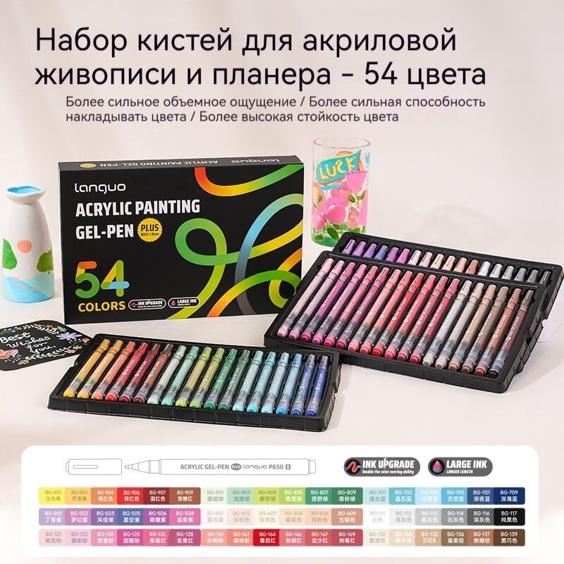 Languo Набор ручек, толщина линии: 1 мм, 90 шт.