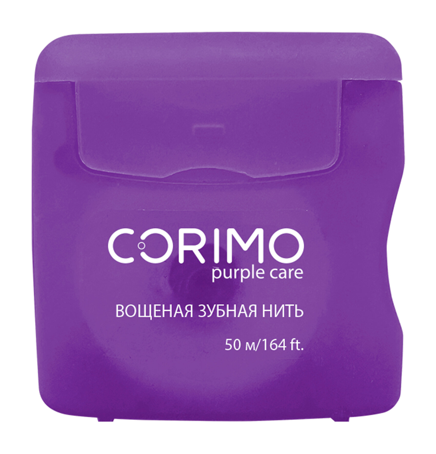CORIMO Зубная нить Purple ультраплоская вощеная, 50 м