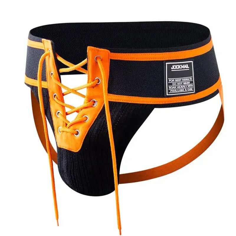 Мужские трусы-боксеры Jockmail, оранжевые, размер M, JM225Orange