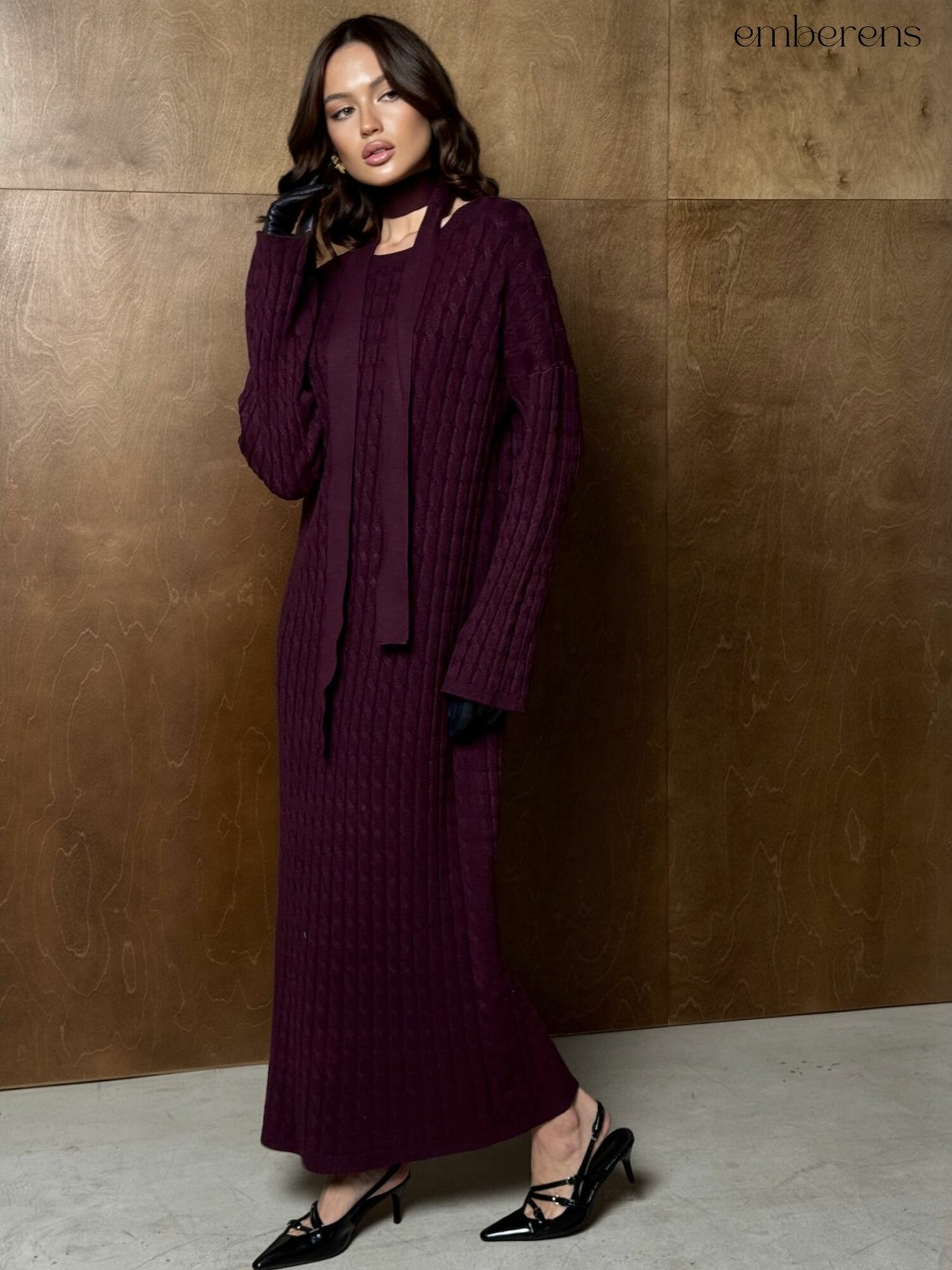 Платье Осень-зима 2025