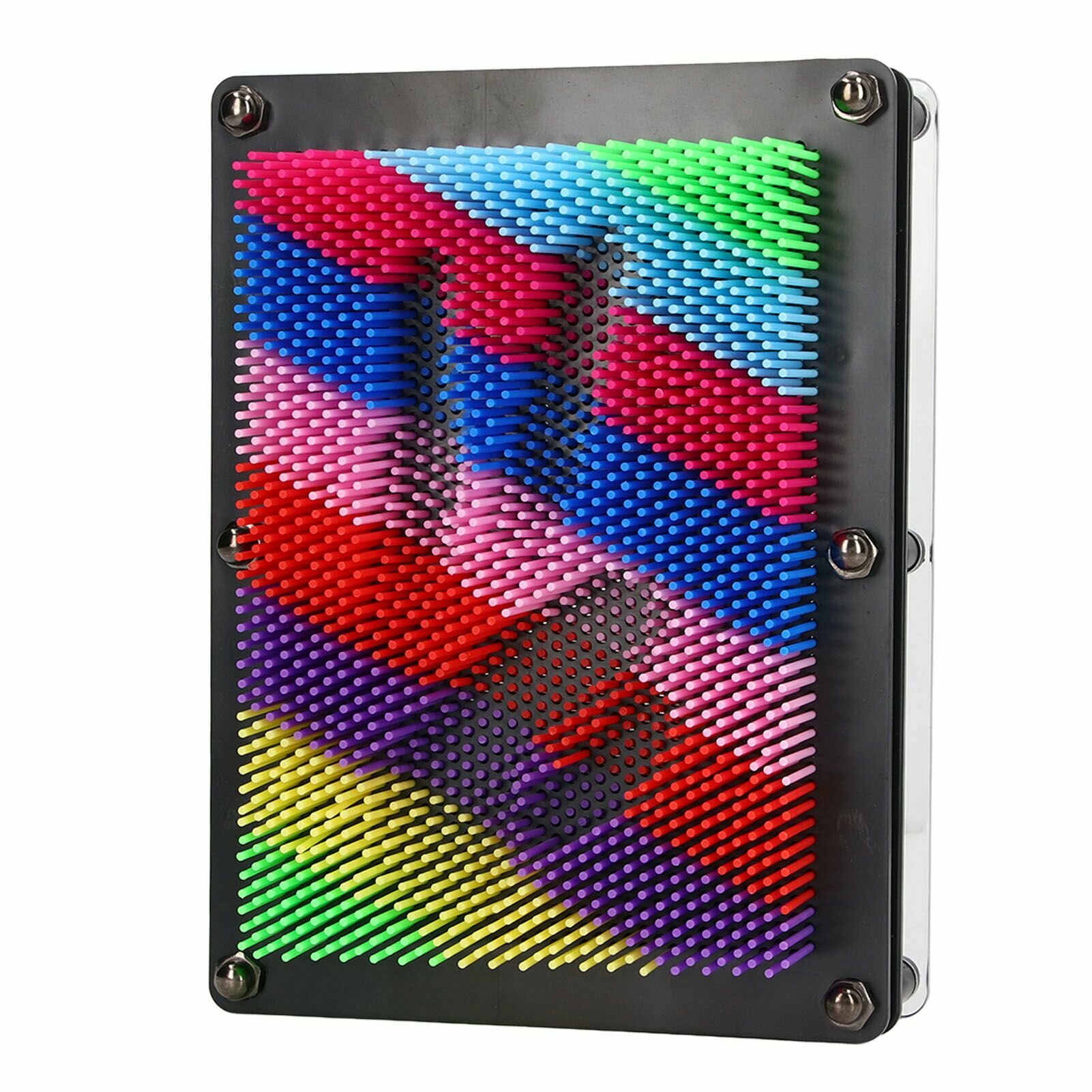 Красочная 3D художественная игрушка-булавка, пластиковая игольная художественная доска, скульптура, классическая игольная игрушка с черной рамкой