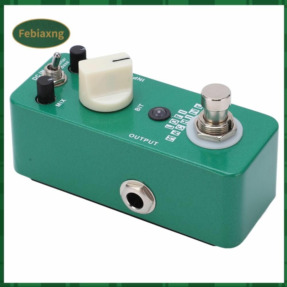 Металлическая педаль эффекта, точный выход звука, для басовых синтезаторов и гитар