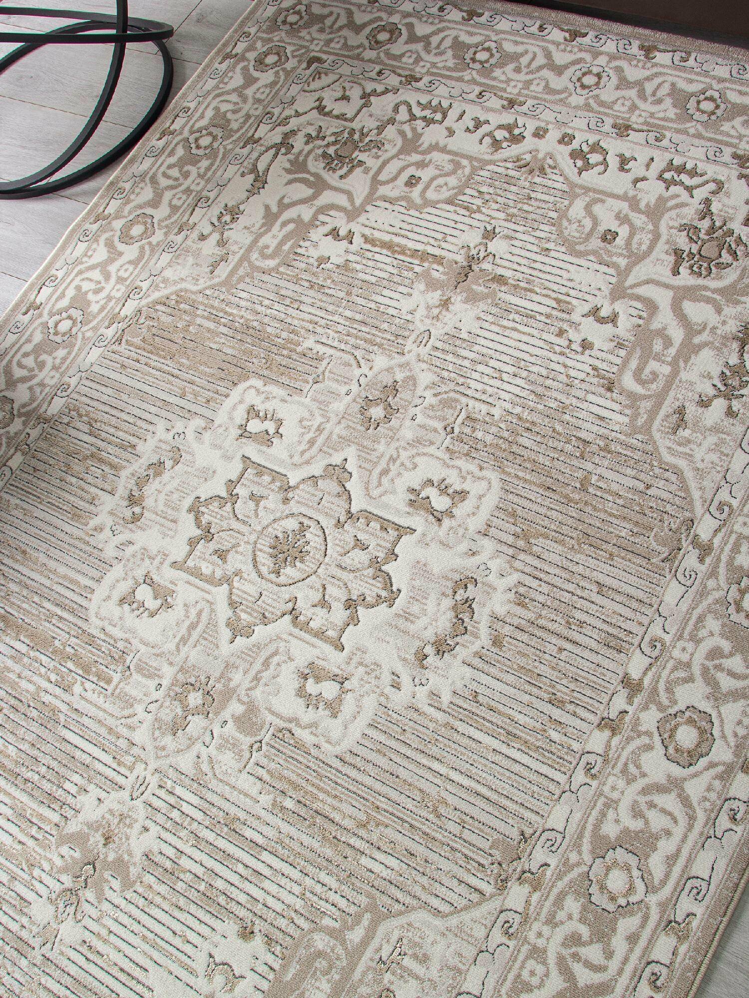 Ковер турецкий 300х500 см бежевый классический ворс 8 мм 411374 Kover-Russia