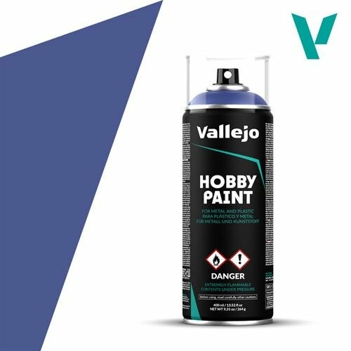 Грунт Ultramarine Blue Hobby Paint In Spray 017 - 400 Mlultramarine Blue Hobby Paint In Spray 017 - 400 Ml Vallejo