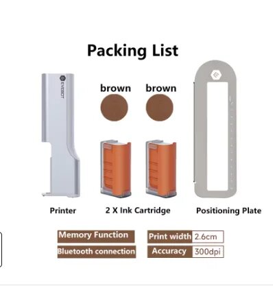 Печатная ручка EVEBOT, пищевой ручной принтер, хлеб, кофе, чай с молоком, печеньем, логотип, умный портативный мини-маленький принт