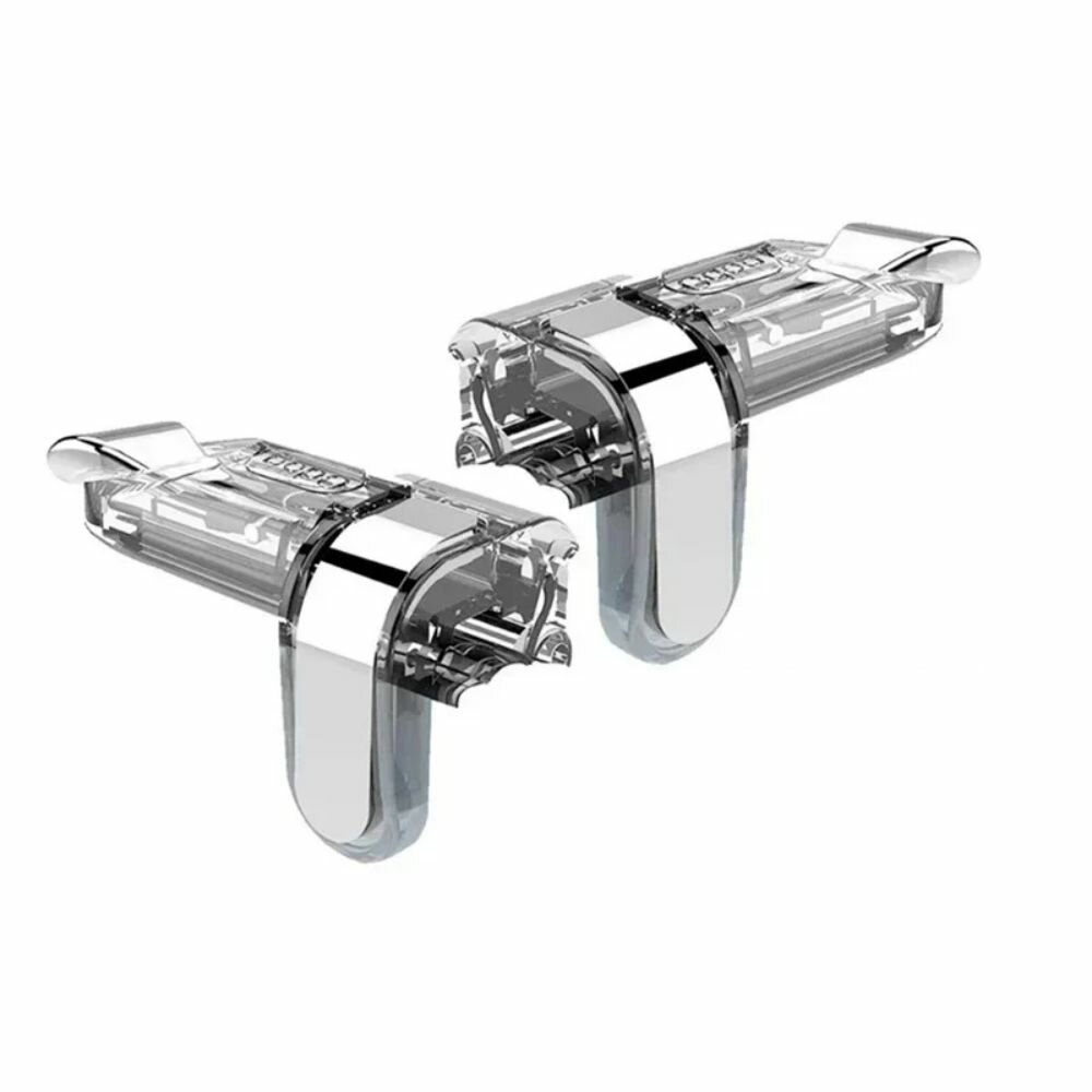 Игровой контроллер K03 для мобильного телефона с четырьмя пальцами PUBG, джойстик, кнопка прицеливания и стрельбы L1 R1 из сплава для iPhone и Android