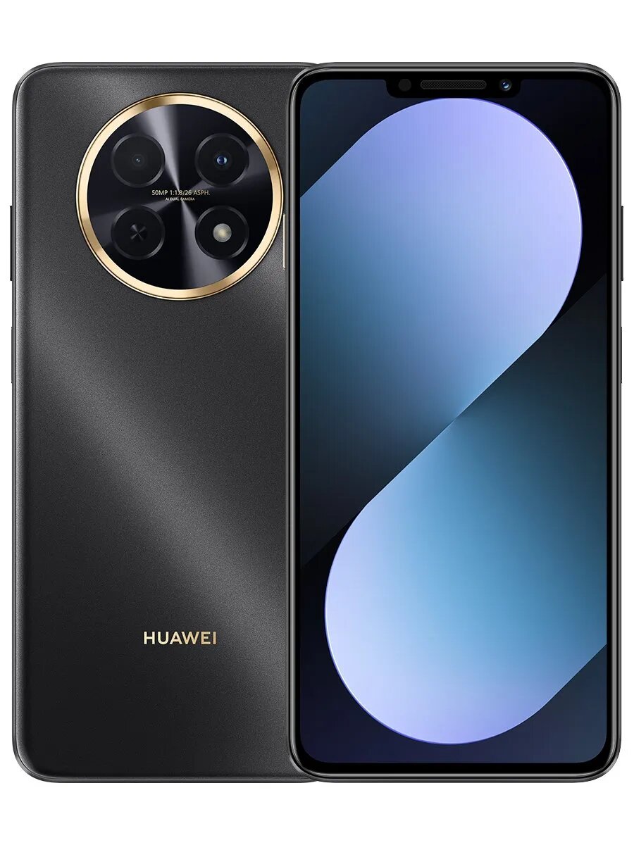 Смартфон Huawei Nova 14i EMUI, пластик, экран 6,95", 7000 мА·ч, чёрный