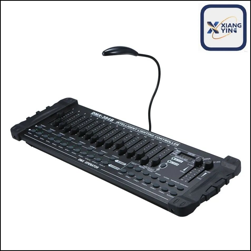 AC110-240V Мини-контроллер 384 канала для сценического освещения с ручным управлением, звуковой активацией и автоматическим режимом
