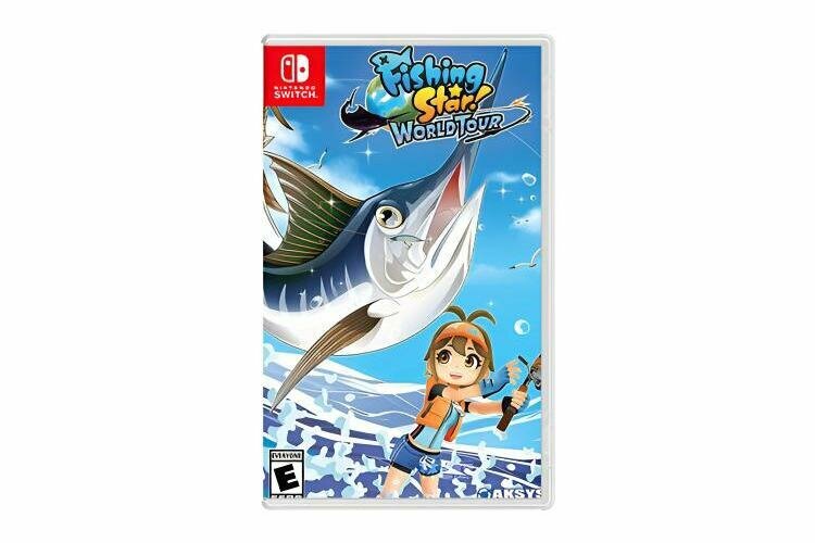 Игра NINTENDO SWITCH Fishing Star World Tour, цвет: blue, для всей семьи, увлекательный рыболовный симулятор