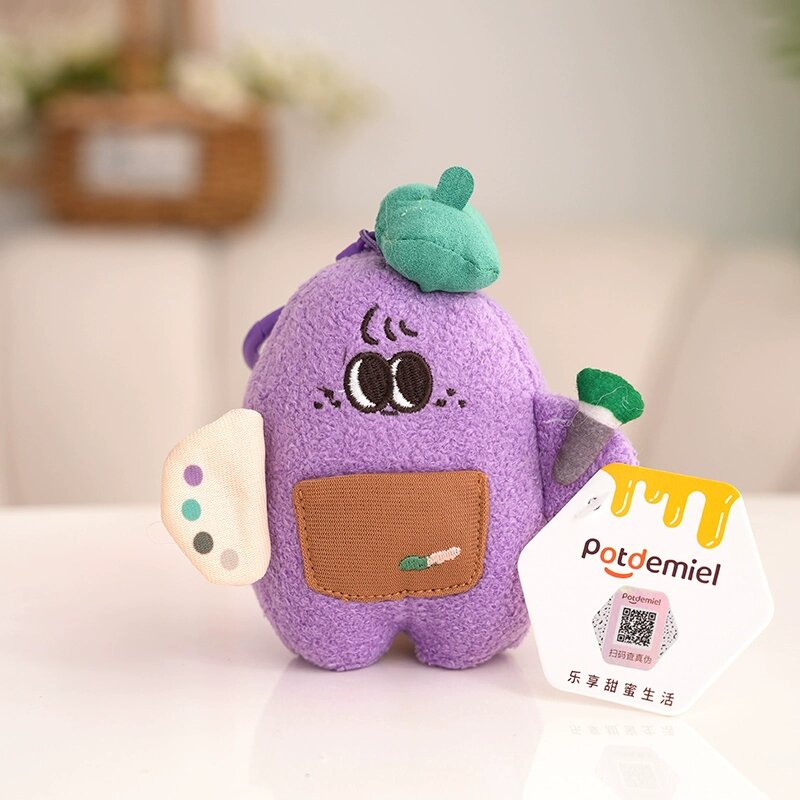 Оригинальная плюшевая игрушка-подвеска в виде овоща, креативная игрушка-морковка, мягкая кукла, шарм для сумки, брелок,