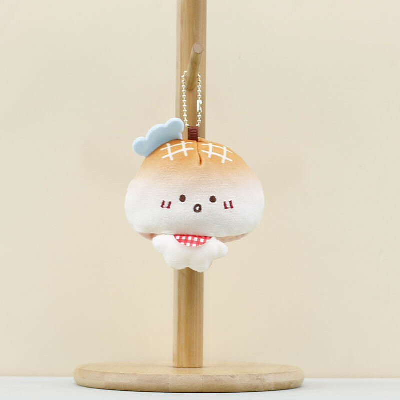 Круглый рот кот плюшевый брелок с наполнителем из пп хлопка для украшения сумки или детской комнаты, круглый рот