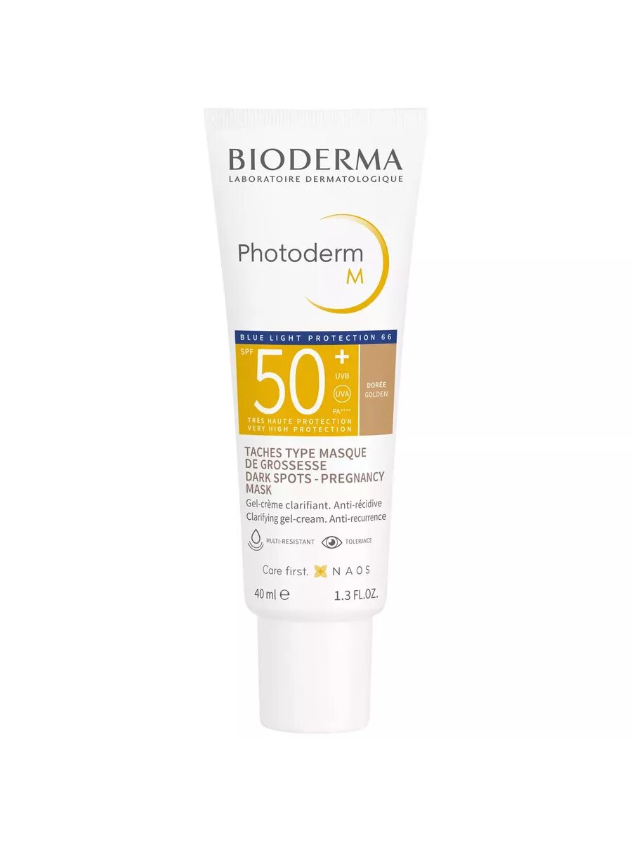 Солнцезащитный крем-гель M SPF 50+, темный оттенок, 40 мл
