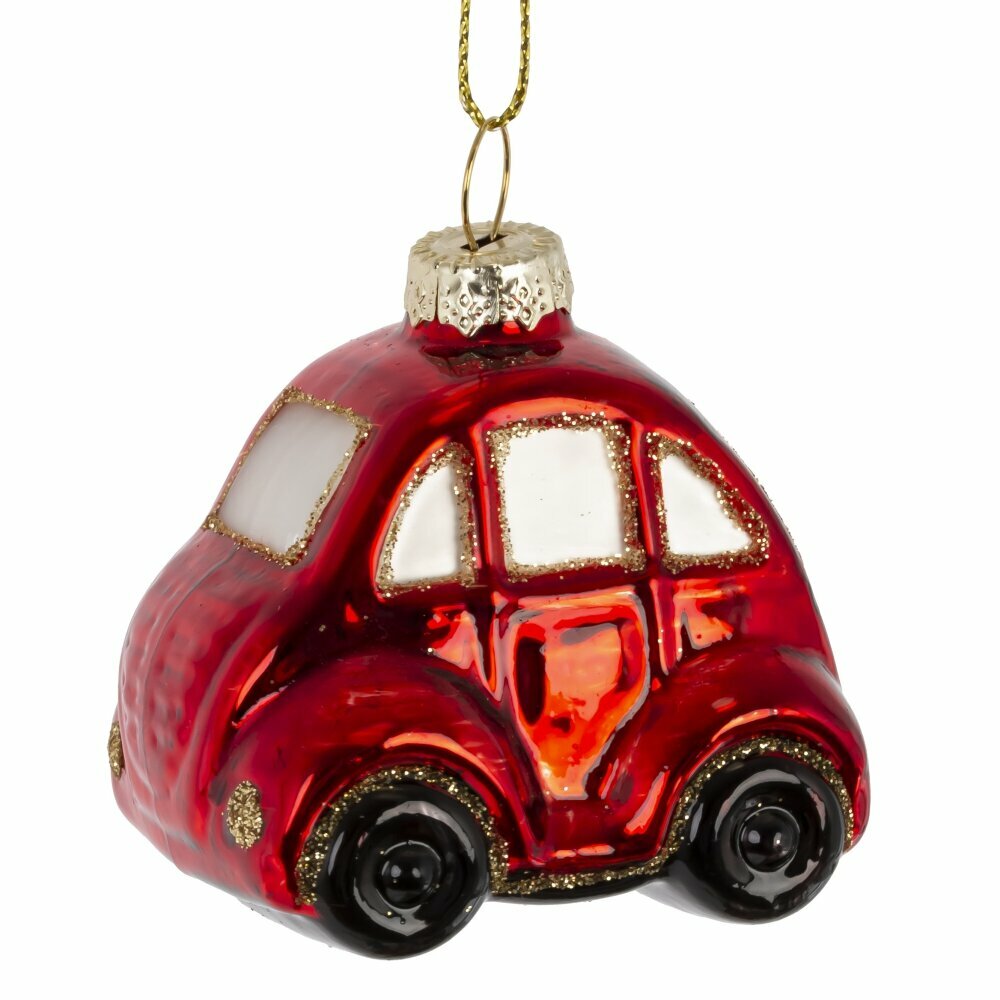 Елочная игрушка Машина, 5,5х4,5х5,5 см KSM-822454