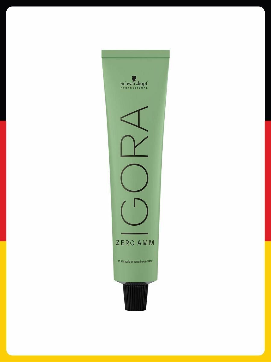 Краска для волос IGORA ZERO AMM без аммиака 6-6 Темно-русый шоколадный тюбик 60 мл