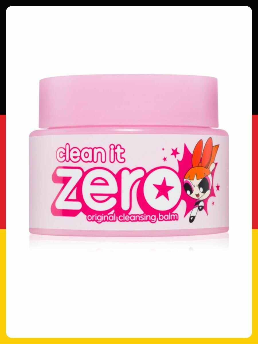 Средство для снятия макияжа Banila Co Clean it zero Original Powerpuff Girls Edition Moisturizing Makeup Removing and Cleansing Balm, 100 мл