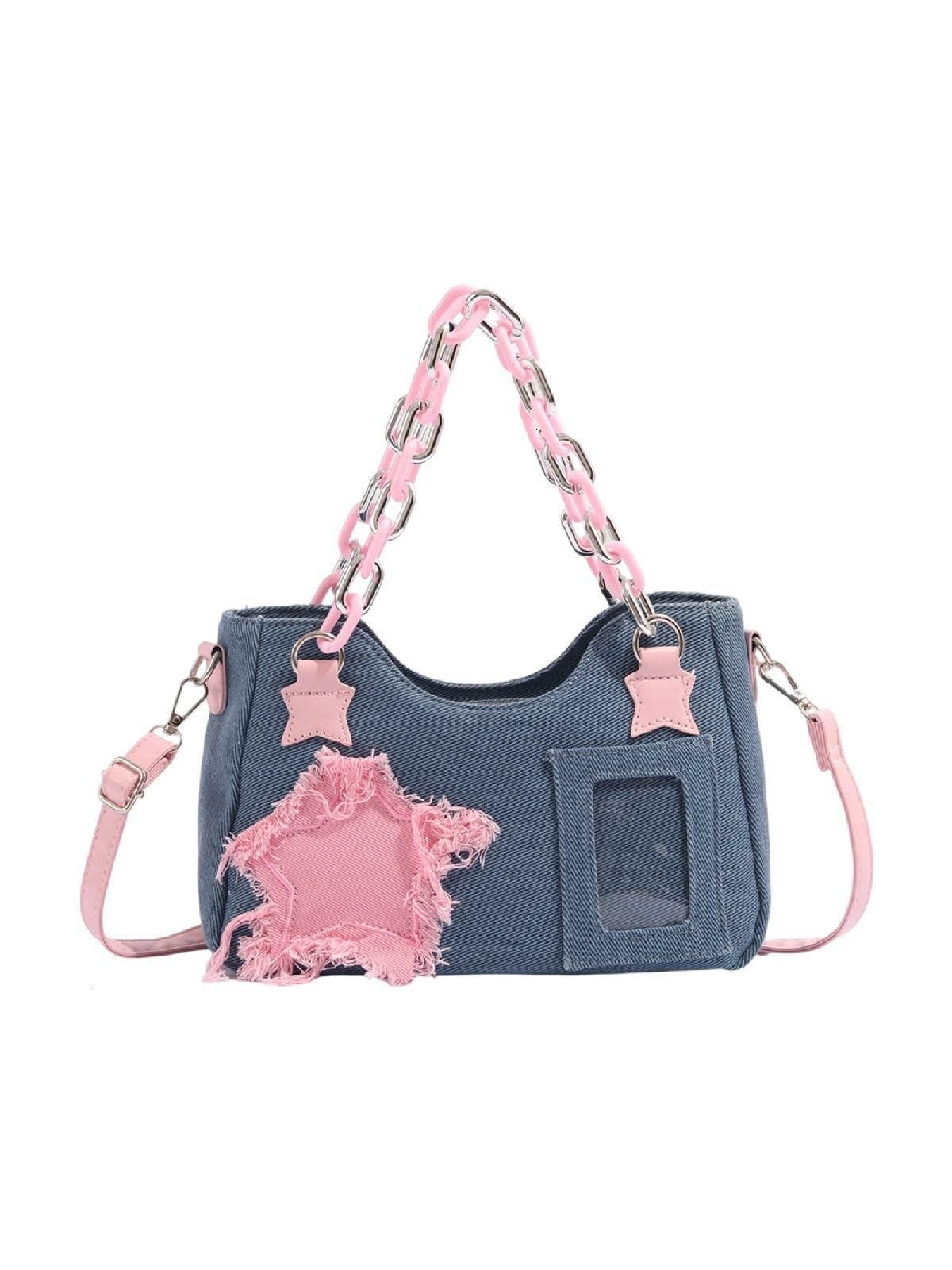 Современные джинсовые сумки для подмышек с регулируемым ремешком, женские сумки через плечо