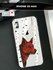 Чехол на Apple iPhone XS Max / Айфон XS Max с принтом Красный волк, прозрачный