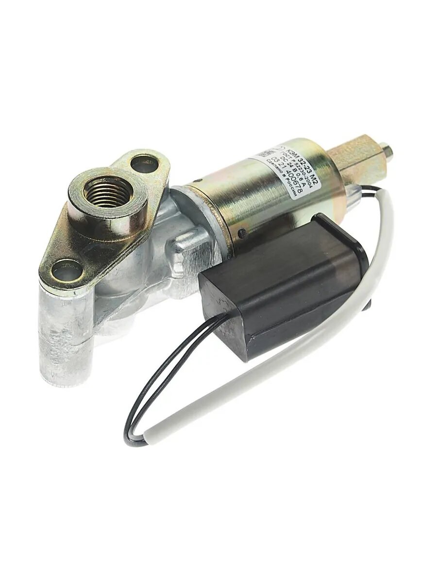 Клапан электромагнитный привода вентилятора 24V (с ручн